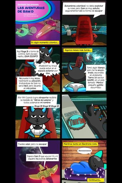 Comic Sam - Electronic Cats